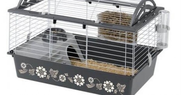 Ferplast Casita 80 Decor Tavşan Kafesi - Istanbul Pet Shop