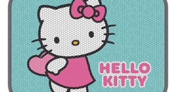 Hello Kitty Dikdörtgen Kedi Paspası Turkuaz - Istanbul Pet Shop