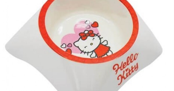 Hello Kitty Tekli Melamin Kedi Mama ve Su Kabı 10 cm Kırmızı - Istanbul ...